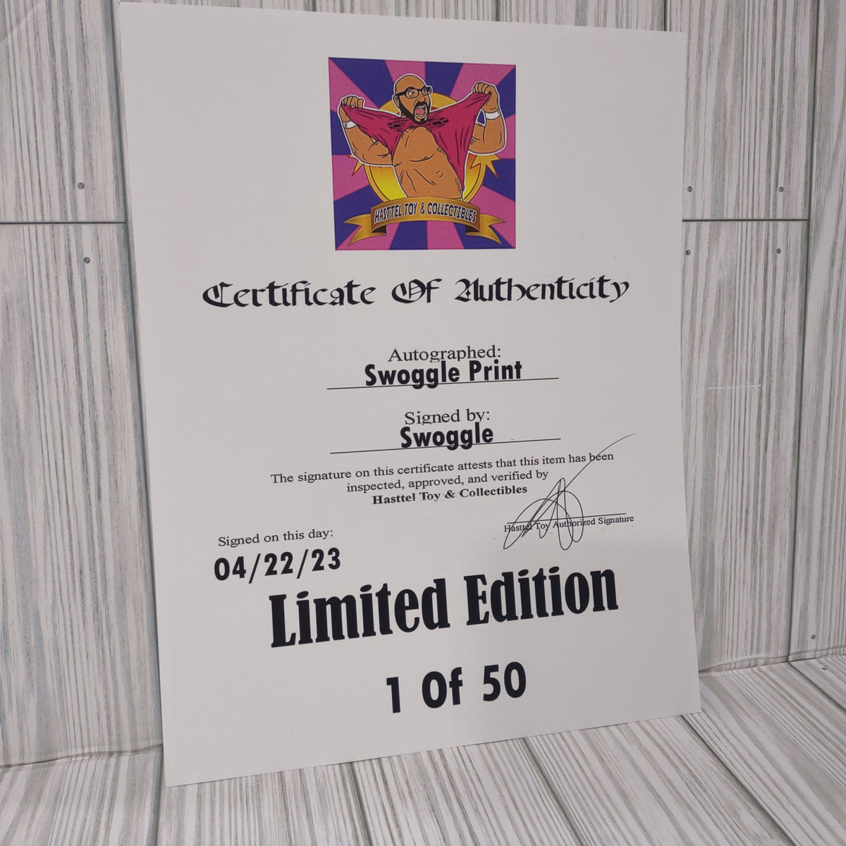 Swoggle Art Signed Print With COA – Hasttel Toy And Collectibles