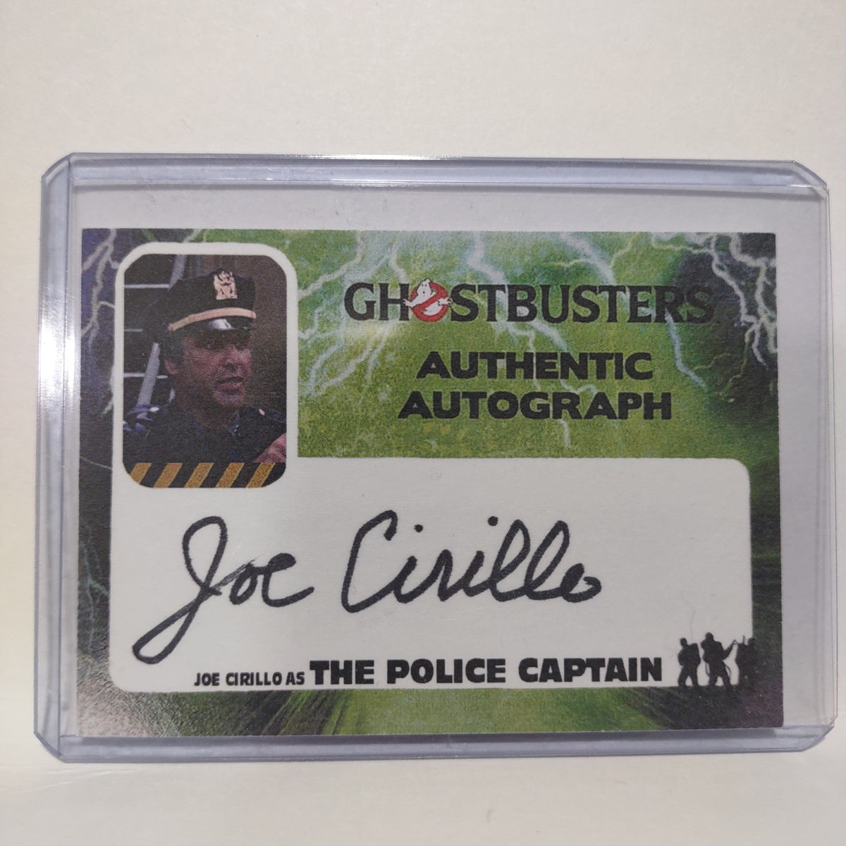 Autographed Joe Cirillo "Police Captain" Custom Limited Edition Ghostb ...