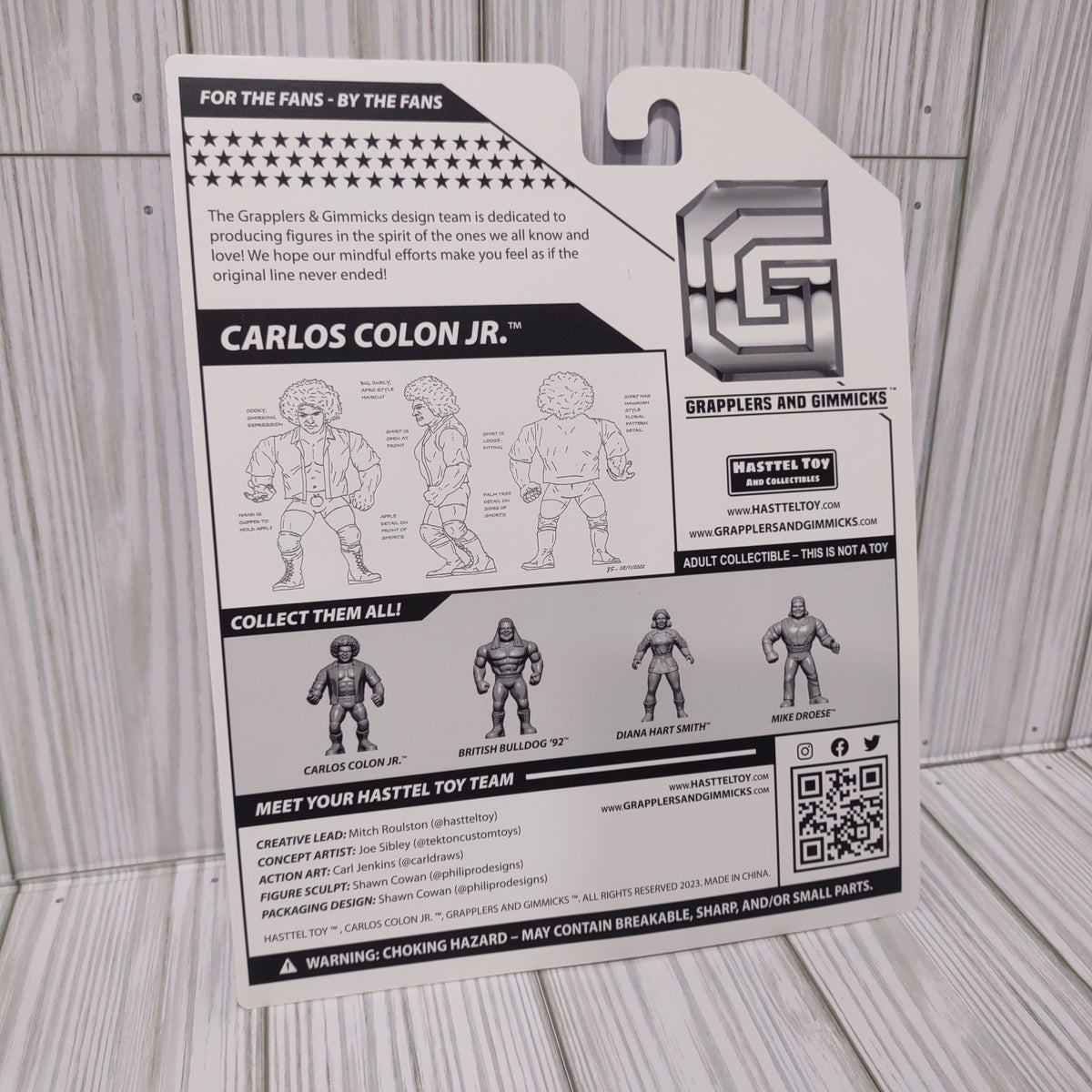 Carlos Colon Jr. Vintage Style Figure Free USA Shipping! – Hasttel Toy ...