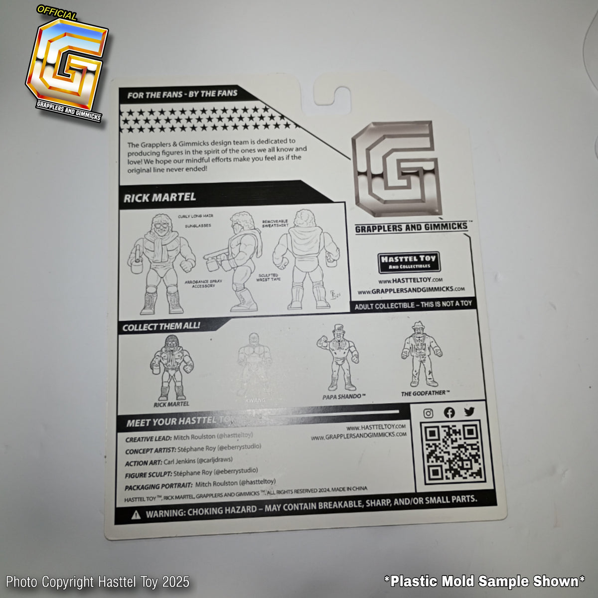 Rick Martel Vintage Style Figure Free USA Shipping! – Hasttel Toy And ...