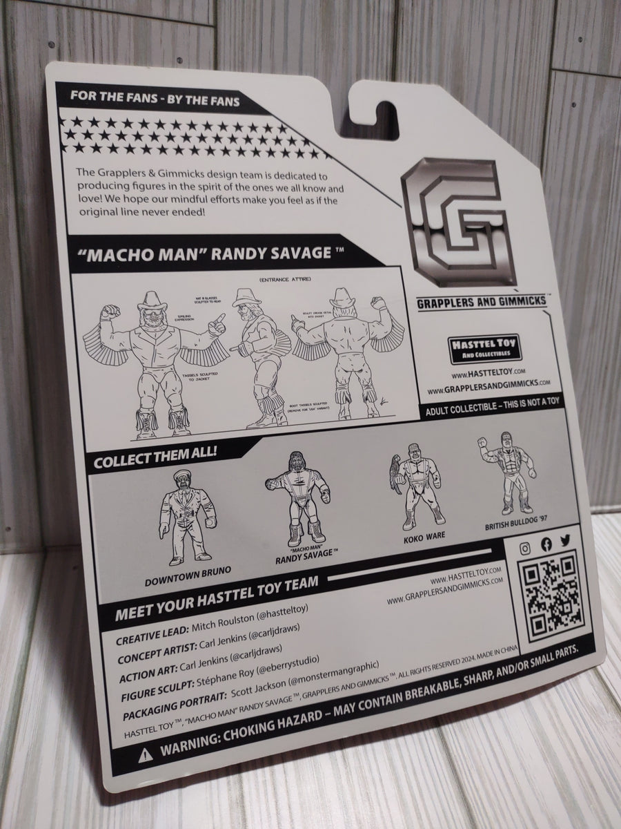 Macho Man Randy Savage '92 Entrance Attire Vintage Style Figure In Sto ...