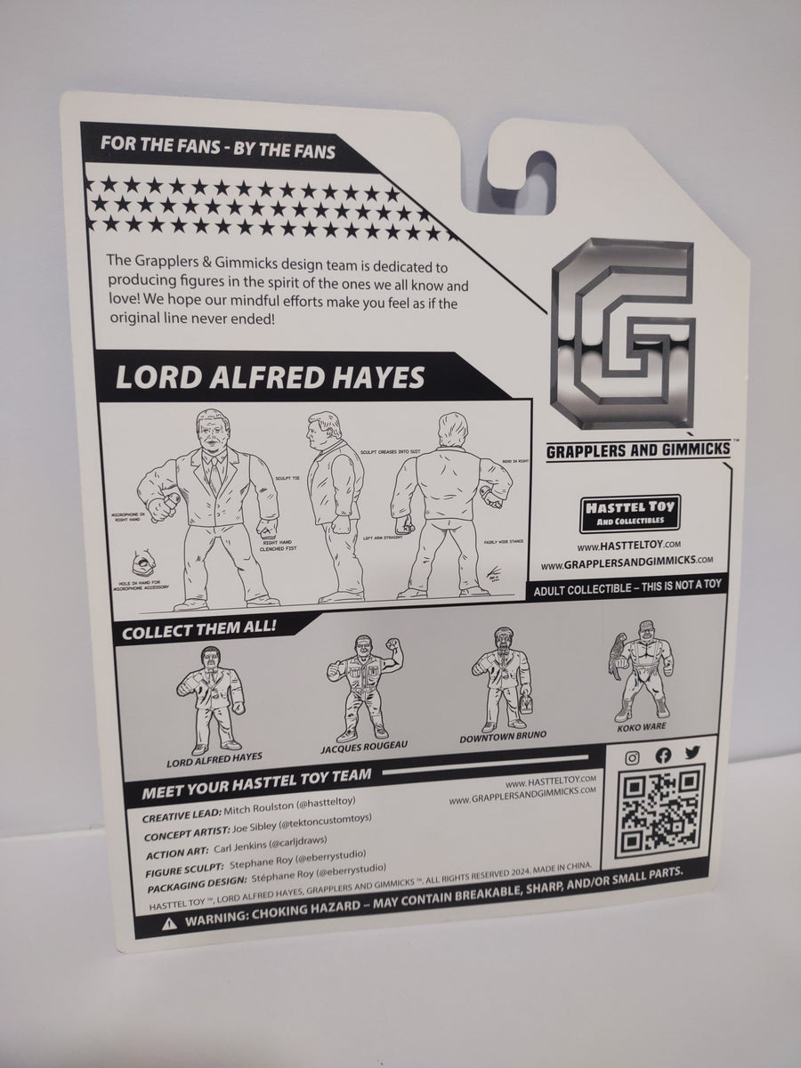 Lord Alfred Hayes Limited Edition Vintage Style Figure! In Stock! Free ...